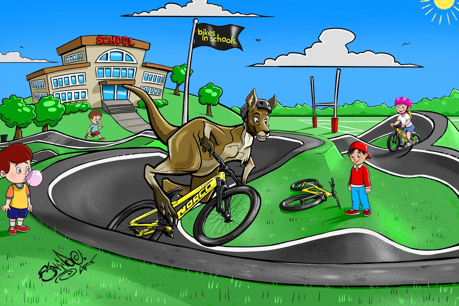 Build a Bike Track at School with 'Bikes In Schools' Australia – Bikes ...